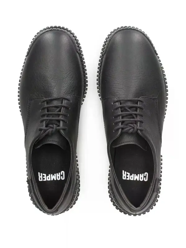 Camper Pix Lace-up Derby Shoes - Black