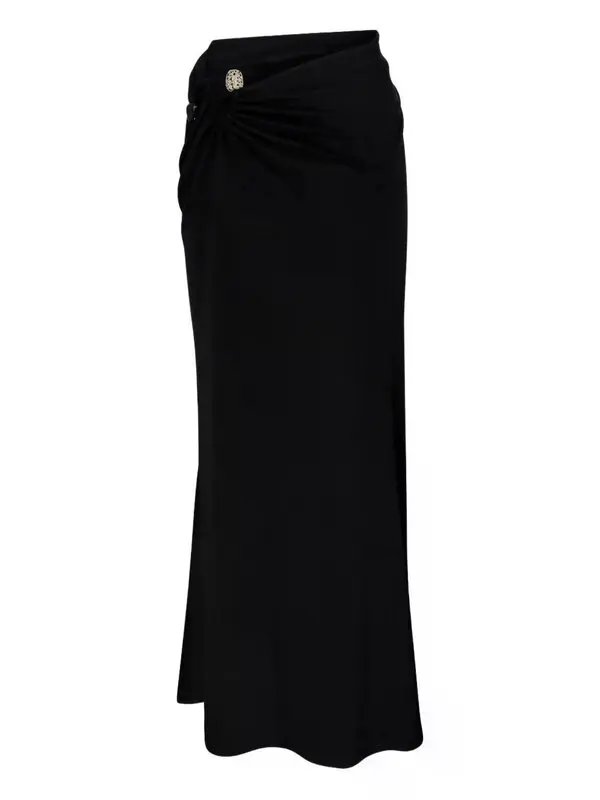 Christopher Esber Knot-detail Ribbed-knit Maxi Skirt