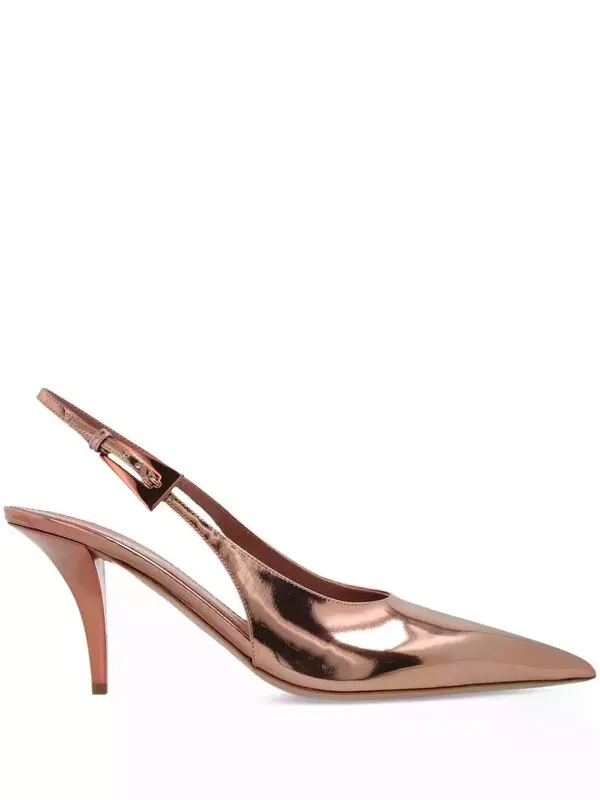Paris Texas 75mm Jessica Slingback Pumps - Pink