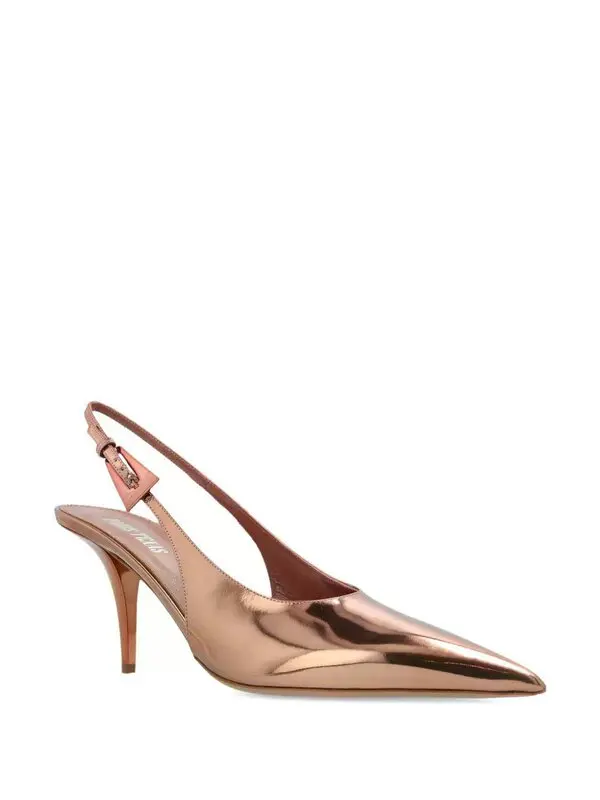 Paris Texas 75mm Jessica Slingback Pumps - Pink