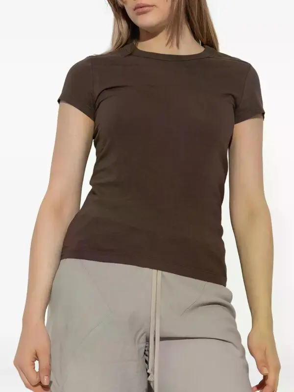 Rick Owens Seam-detail T-shirt - Brown