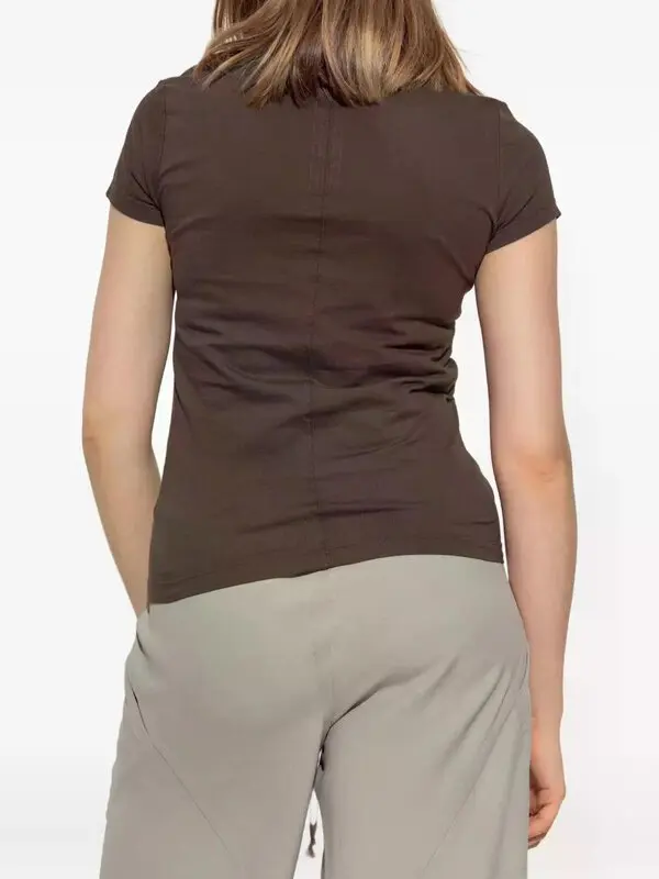 Rick Owens Seam-detail T-shirt - Brown