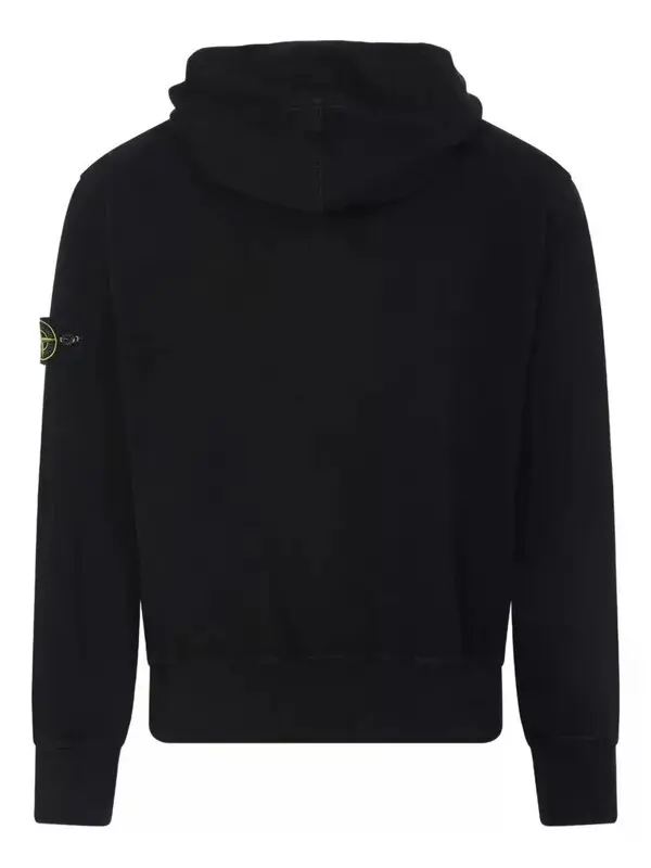 Stone Island Logo-patch Zip-up Hoodie