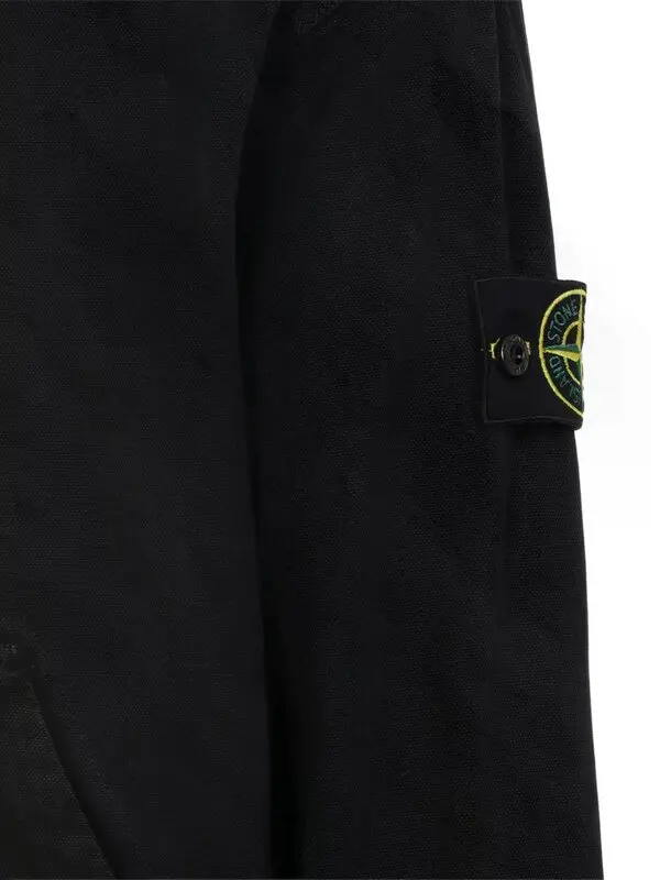 Stone Island Logo-patch Zip-up Hoodie
