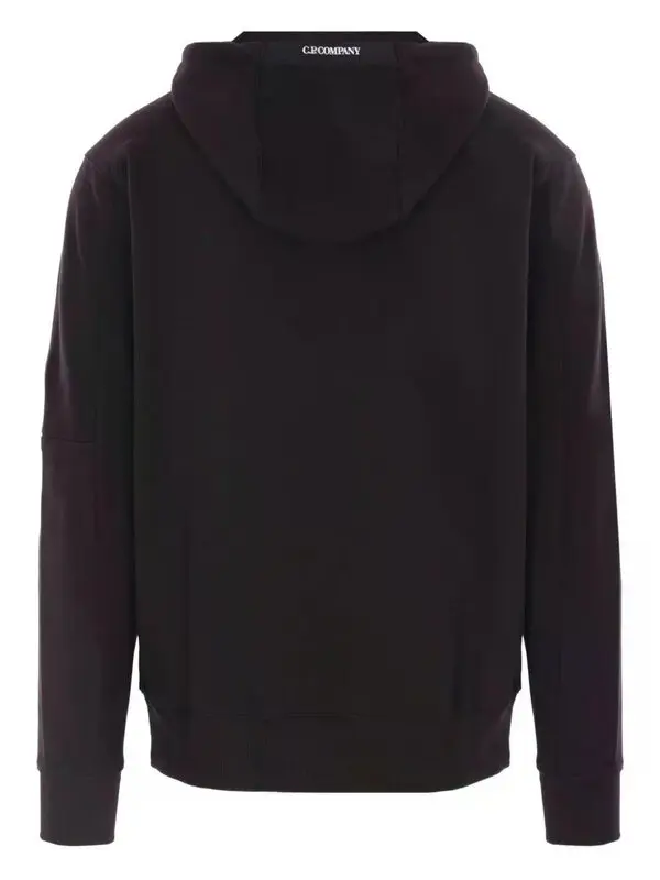 C.P. COMPANY Diagonal Raised Fleece Hooded Lens Sweatshirt