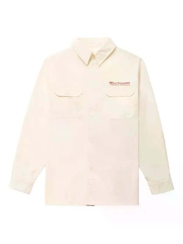 WILLY CHAVARRIA Logo-embroidered Shirt