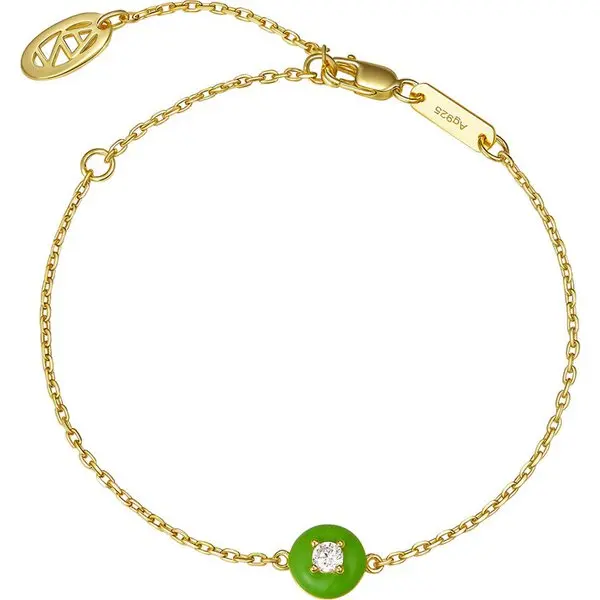 ANNA ZUCKERMAN Petit Cupcake Bracelet - Green