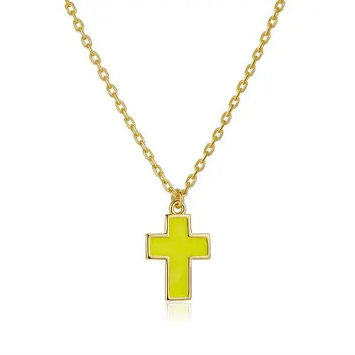 ANNA ZUCKERMAN Petit Faith Necklace - Yellow