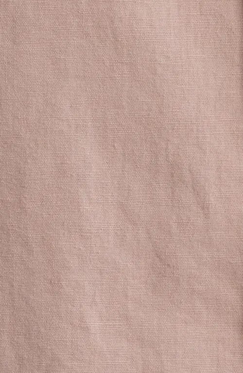 Ag Wesley Linen & Cotton Button-up Shirt - Desert Mauve