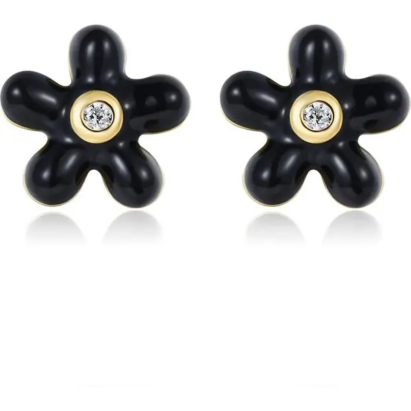 ANNA ZUCKERMAN Petit Rosie Earrings - Black