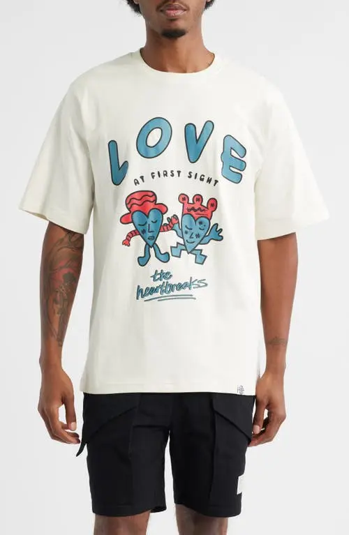 VIC GARCIA WORLD Love Together Again Graphic T-shirt - Tofu