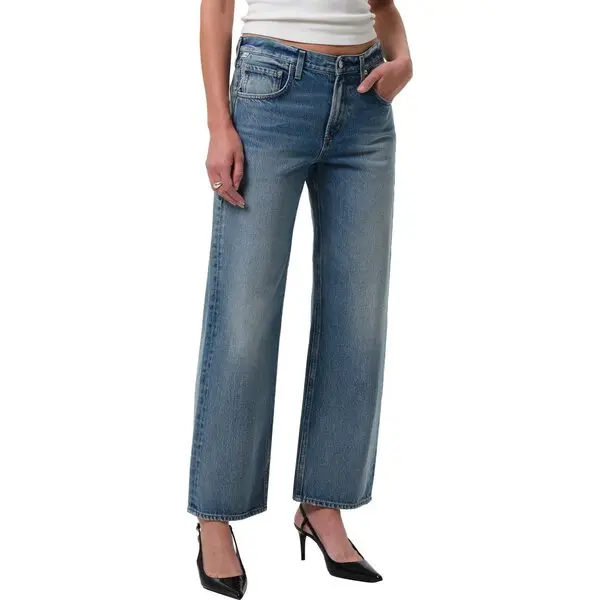 Citizens Of Humanity Lindz Low Rise Easy Straight Leg Jeans - Bijou
