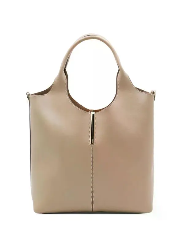 TOD'S Top-handle Leather Bag - Neutrals