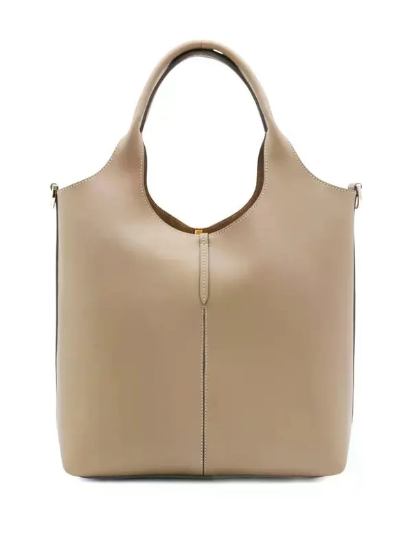 TOD'S Top-handle Leather Bag - Neutrals