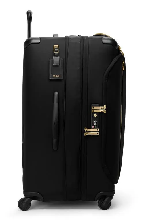 Tumi Voyageur Léger Large Dual Access Expandable Checked Luggage - Black/ Gunmetal