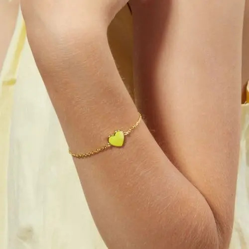 ANNA ZUCKERMAN Petit Love Bracelet - Yellow