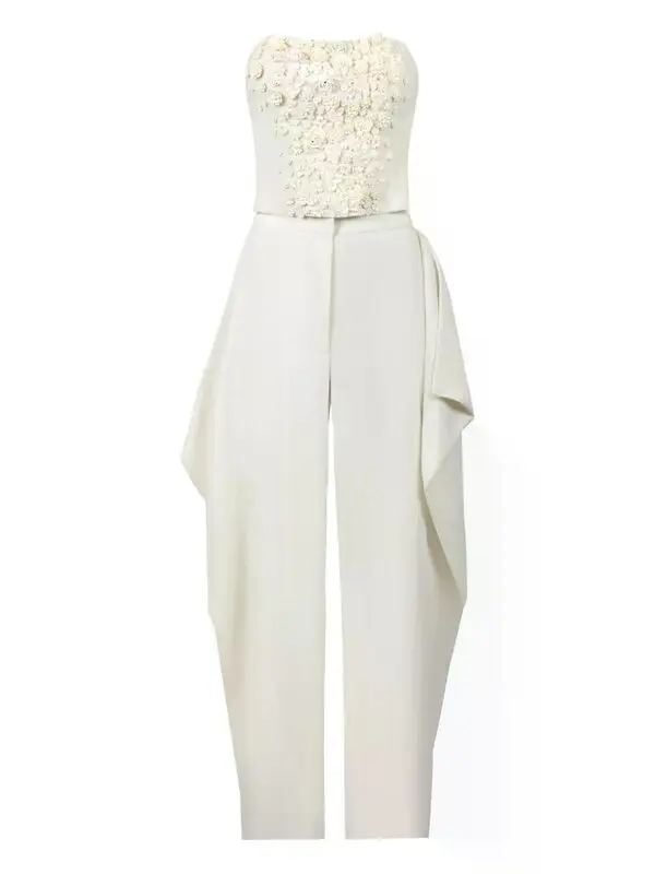 GABY CHARBACHY Embellished Draped Jumpsuit