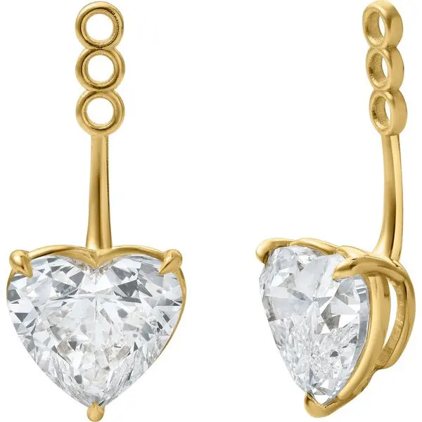 LUVMYJEWELRY 14k Gold 10 Ct. Lab Grown Diamond Mariposa Earring Jackets - 14k Yellow Gold