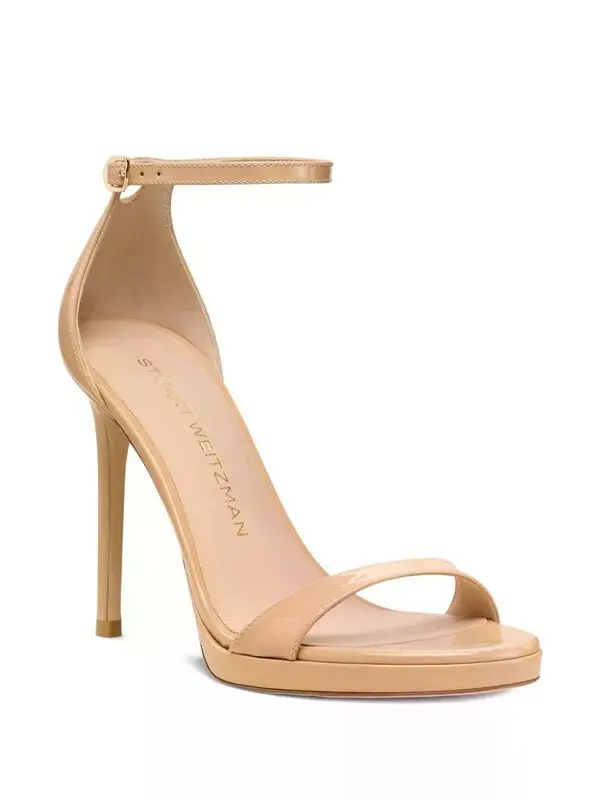 STUART WEITZMAN Platform Ankle-strap Sandals - Neutrals