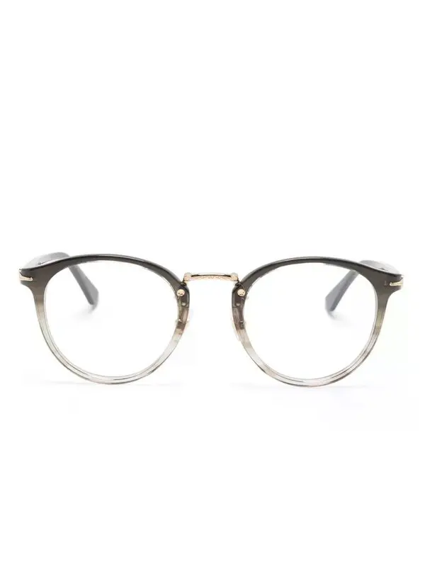 Montblanc Round-frame Glasses - Black