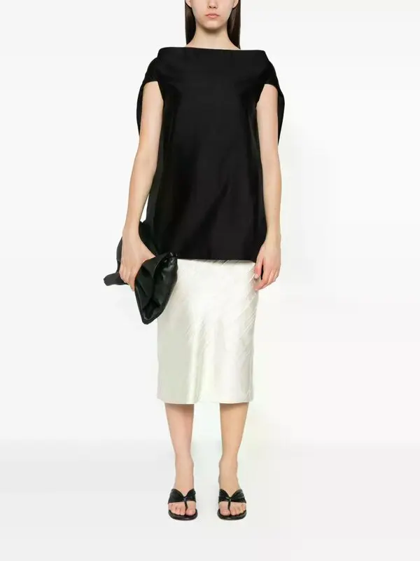 THE ROW Wide-neck Blouse