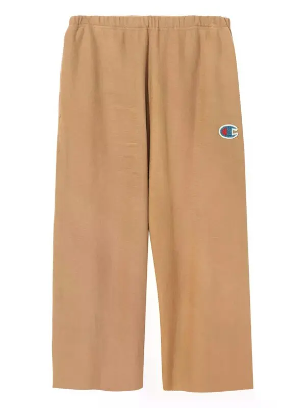 Undercover Logo-patch Raw-edge Pants - Neutrals