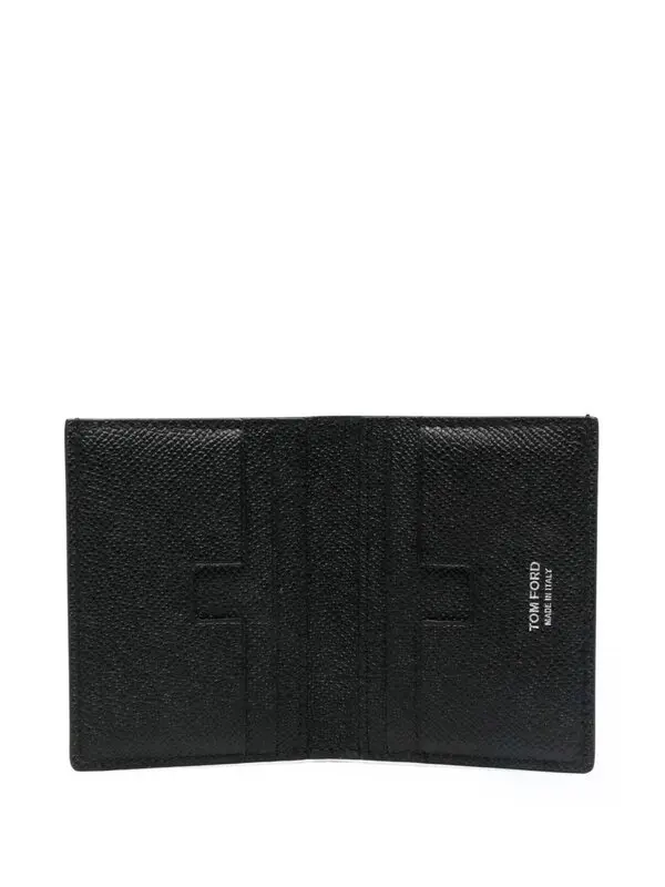 TOM FORD Logo-plaque Bi-fold Leather Wallet