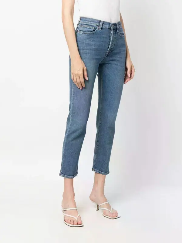 JEANERICA Classic High-waisted Cropped Jeans