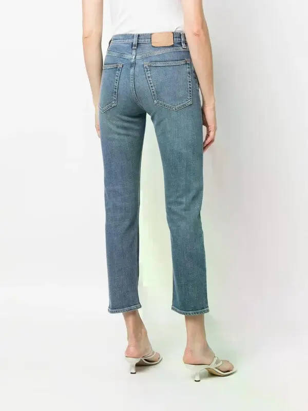 JEANERICA Classic High-waisted Cropped Jeans