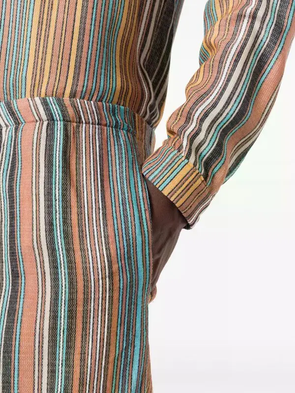 AMIR SLAMA Jacquard Wide-leg Trousers