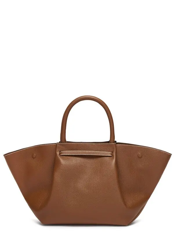DEMELLIER Grained Leather Tote - Tan