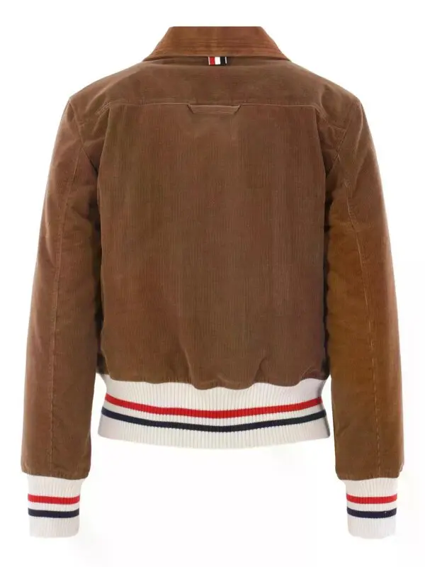 Thom Browne Corduroy Ribbed-trim Jacket