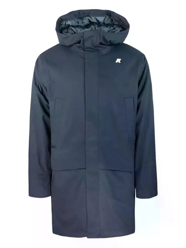 K-WAY Hooded Logo-patch Jacket