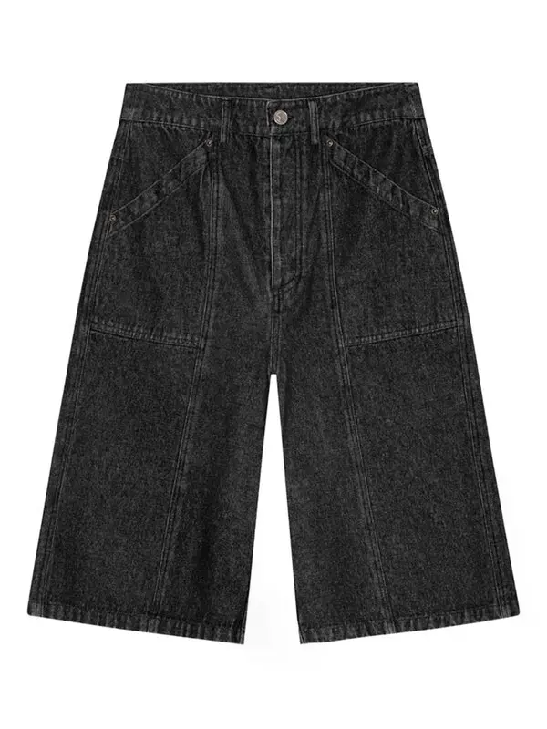 OPÉRASPORT Rowan Denim Shorts - Black