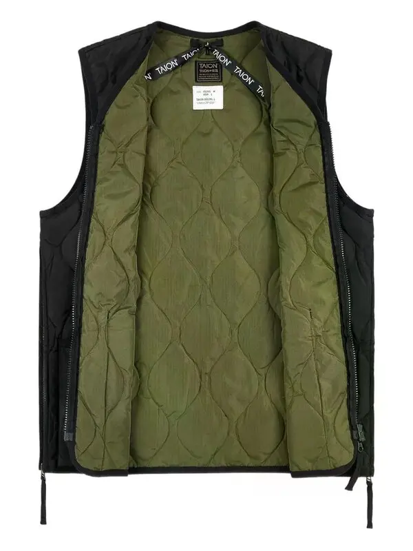 Taion Diamond Quilted V-neck Gilet