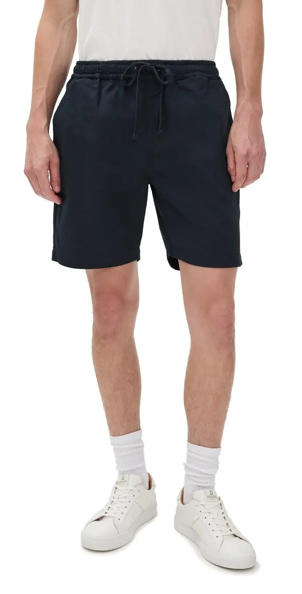 Universal Works Twill Beach Shorts - Navy