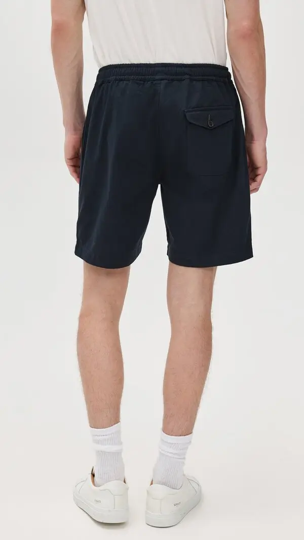 Universal Works Twill Beach Shorts - Navy