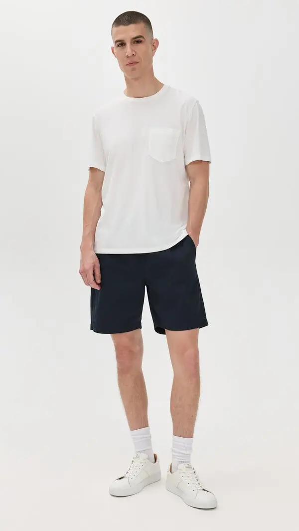 Universal Works Twill Beach Shorts - Navy