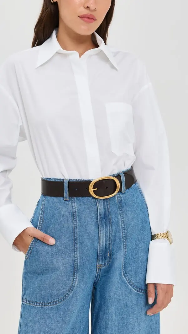 TWP Wide Leather Belt - Dakota
