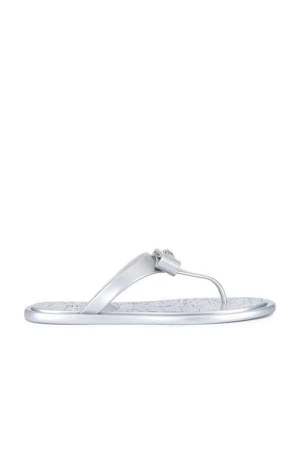 Versace Flip Flop - Silver & Palladium