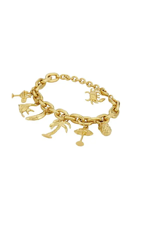 Chloé Charm Bracelet - Vintage Gold