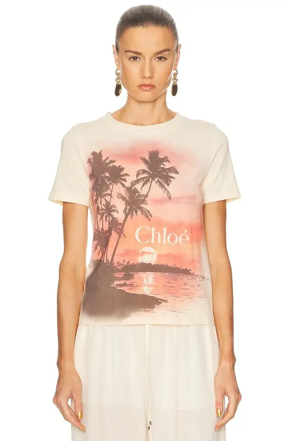 Chloé Sunset Cotton Tee
