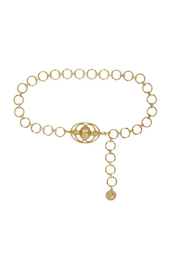 Chloé Chain Amulet Belt - Vintage Gold
