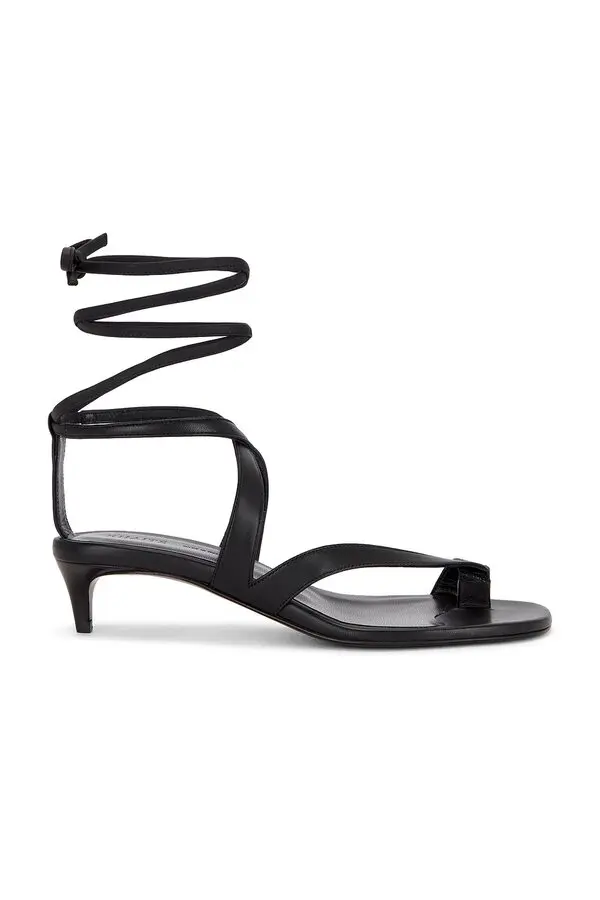 Khaite Aimee Strappy Sandal - Black
