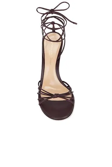 GIANVITO ROSSI Strappy Heeled Sandal - Bourgogne