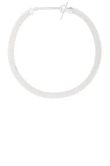 LOREN STEWART Chainmail Necklace - Sterling Silver