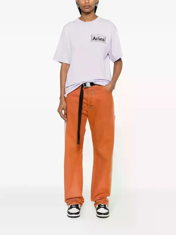 Aries Temple Logo-print T-shirt
