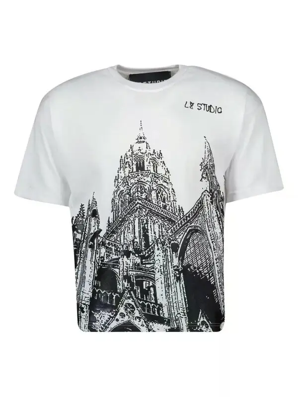 L8 STUDIO Cathédrale T-shirt - White