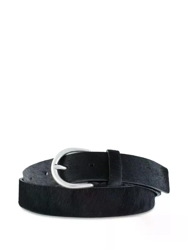MOLEBO Pony Hair Belt - Black