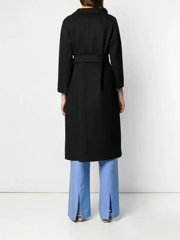 Max Mara Wool Duster Coat - Black